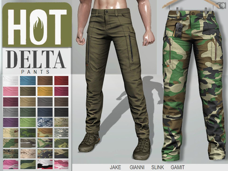 Second Life Marketplace - [CA] DELTA PANTS GENTS